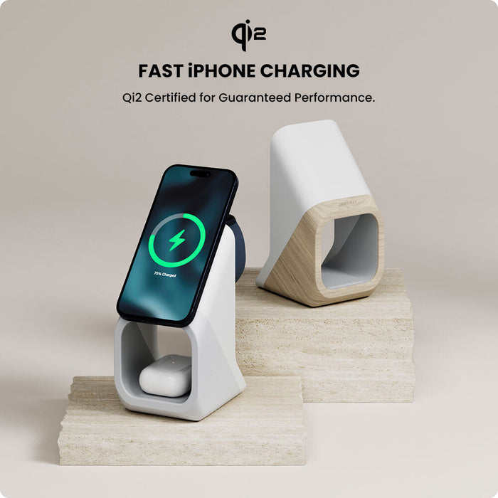 NOVA 3-in-1 Fast Wireless Charging Station - JOURNEY
