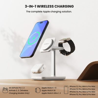 TRIO 3-in-1 Wireless Charging Station